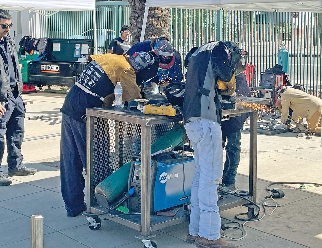 Students learn from the pros at Career Tech Expo