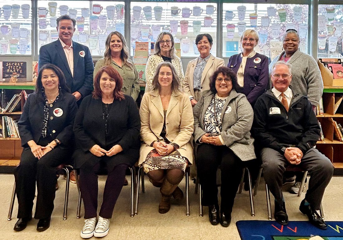 ACSA Elementary council visits Garden Village Elementary