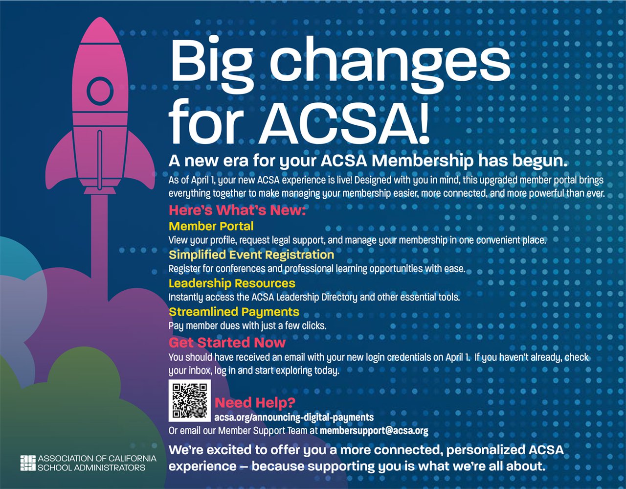 Announcing digital membership payments