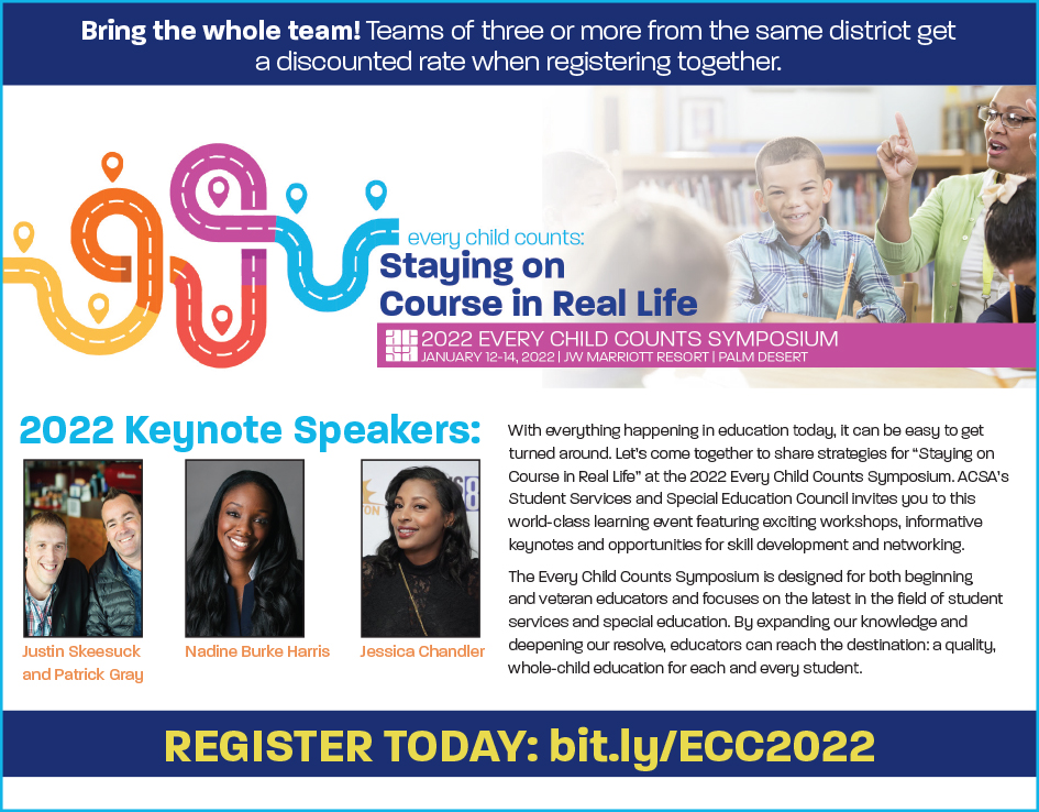 Register now for the 2022 Every Child Counts Symposium
